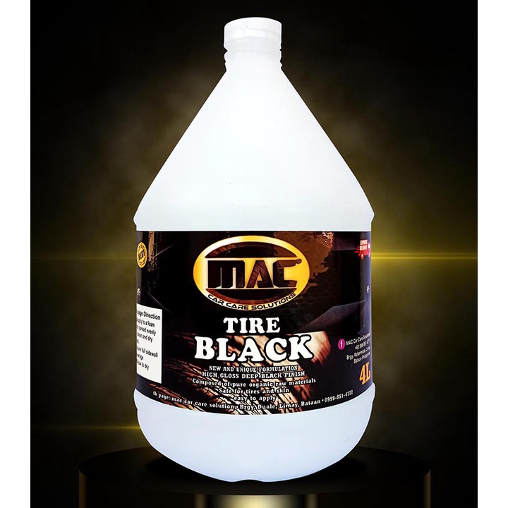 MAC TIRE BLACK CLEAR | Shopee Philippines