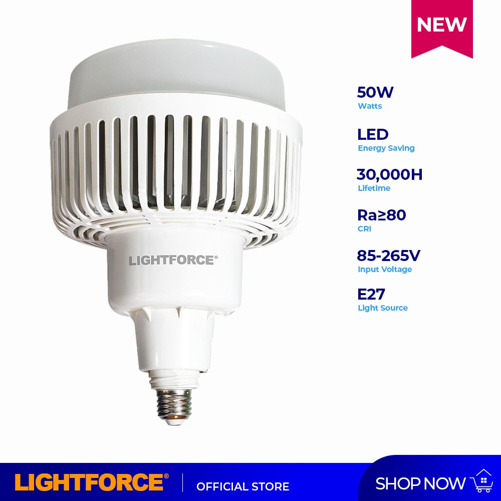 Lightforce LED High Powered Bulb 50W | Shopee Philippines