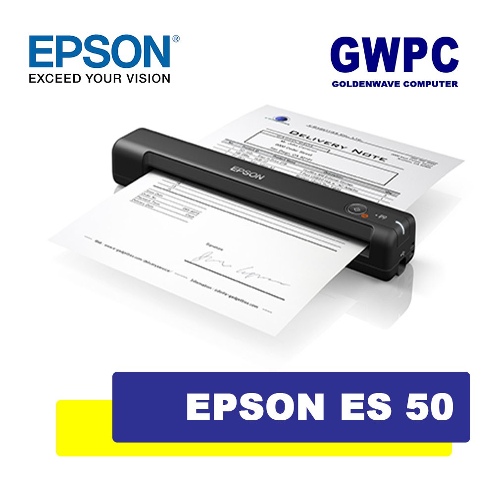 Epson WorkForce ES-50 Portable Sheetfed Document Scanner ES50 ES 50 ...