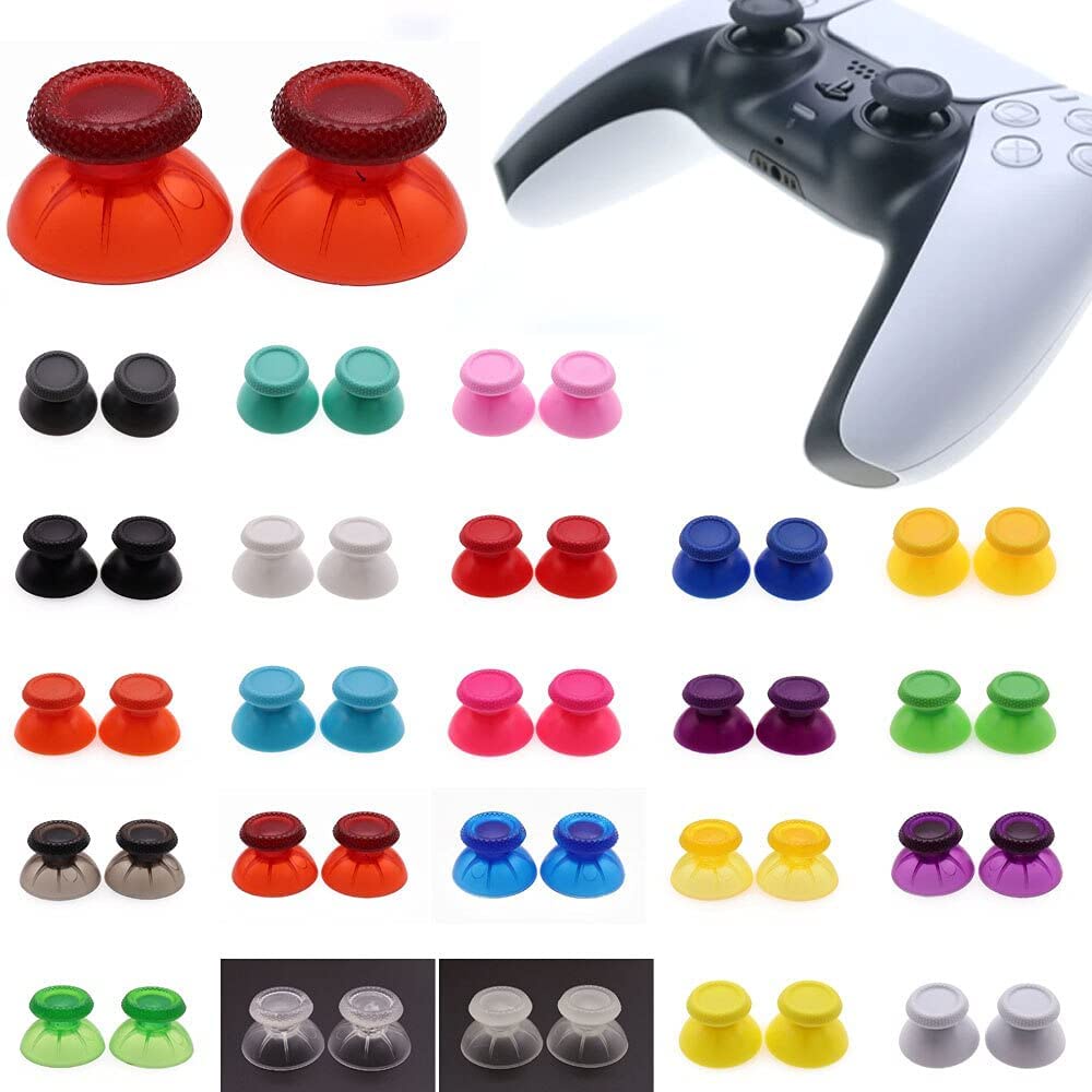 2 x Mushroom Thumbstick Analog Thumb Sticks Grip Cover Joystick For ...