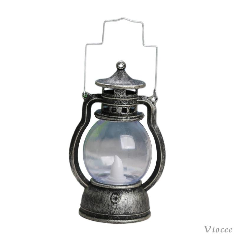 [HOT!] Vintage Rustic Accent Old Fashioned ing Lantern Oil Lamp LED ...