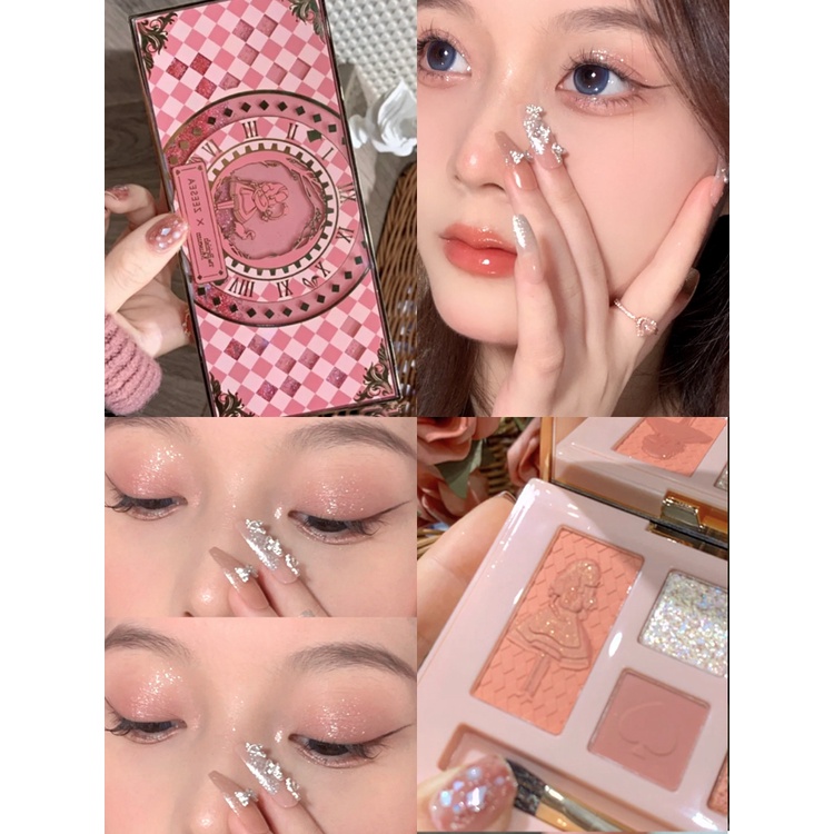 ZEESEA Eyeshadow British Museum Alice Dream Quicksand Twelve Color Eyeshadow Palette | Shopee ...