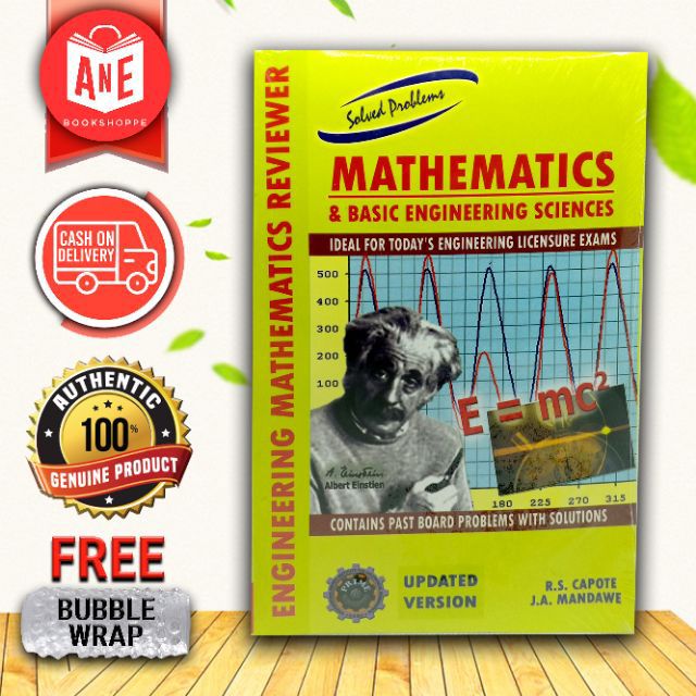 AUTHENTIC Solved Problems Mathematics & Basic Engineering Sciences by Capote&Mandawe | Shopee ...