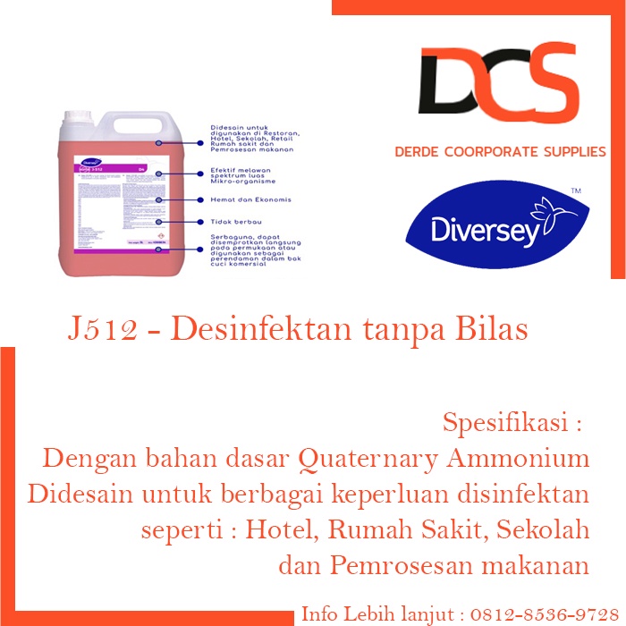 Diversey J512 - Disinfectant | Shopee Philippines