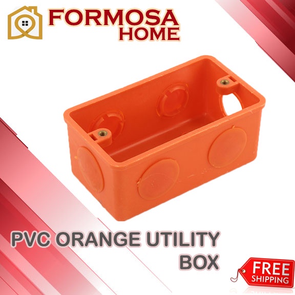 PVC Orange Utility Box | Shopee Philippines