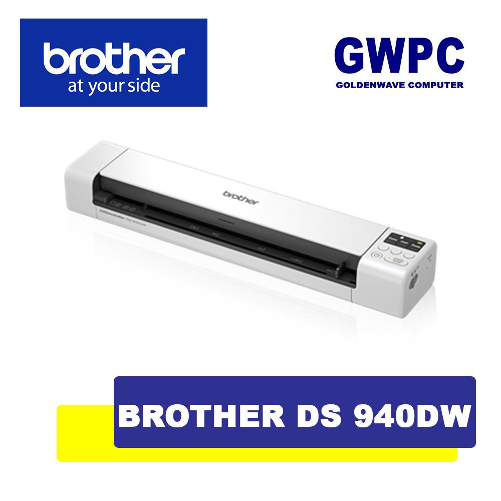 Brother DS-940DW Duplex and Wireless Compact Mobile Document Scanner DS 940 DS940 DS940DW ...