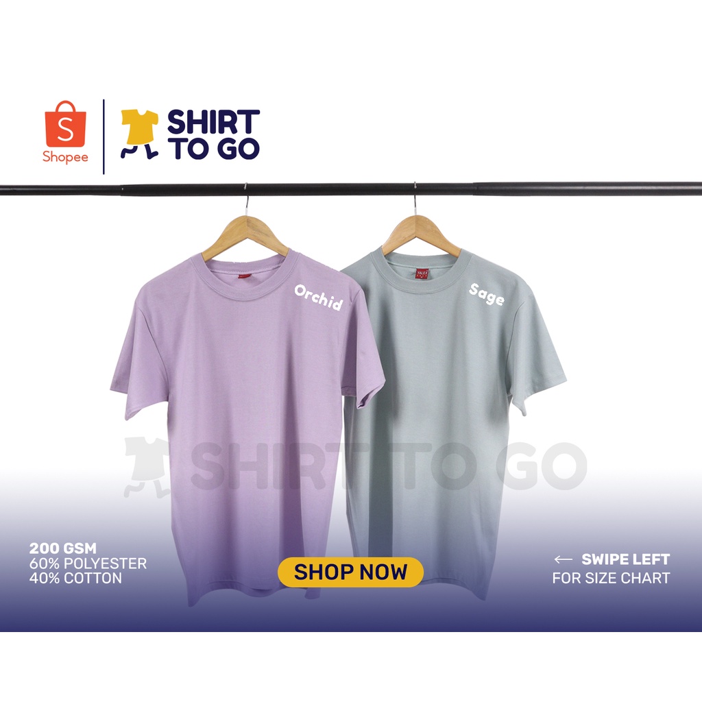 YALEX Plain T Shirt for Men and Women SAGE ORCHID | Shopee Philippines