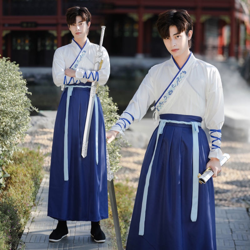 spots Hanfu Male Chinese Style Ancient Martial Arts Swordsman Handsome ...