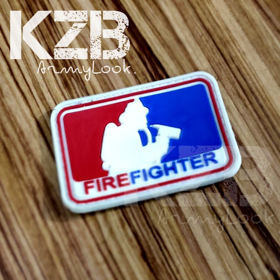 Firefighter Velcro Rubber Patch | Shopee Philippines