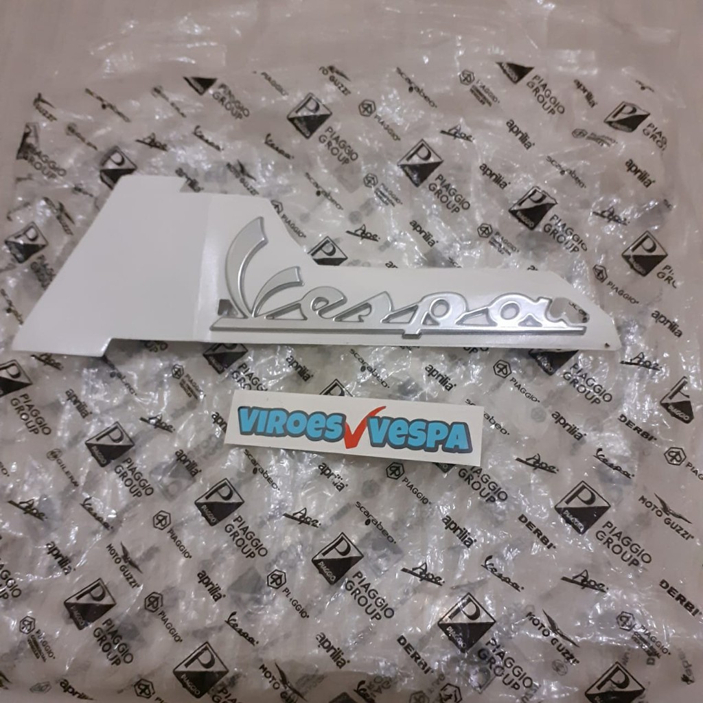 Vespa Spare Parts Emblem Sticker Vespa Side Original | Shopee Philippines