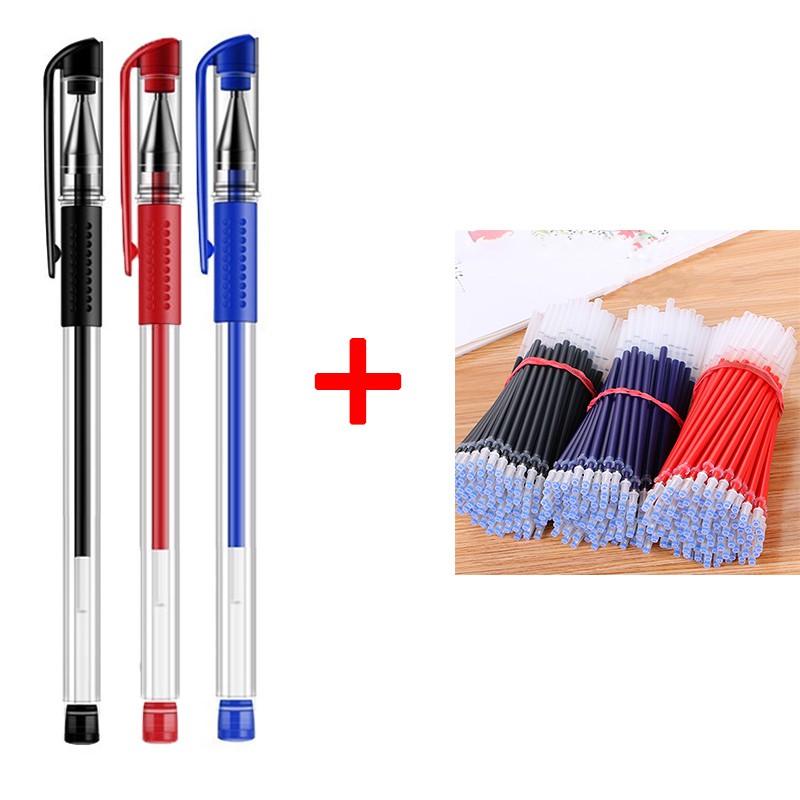 3 pens + 10 refills ballpen set stylus pen Gel pen set Ballpen with ...