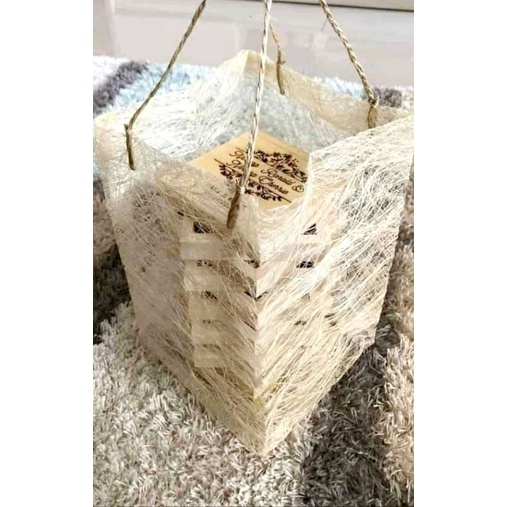 ABACA POUCH GIFT BAG FOR Wine 6*6*14 INCHES BUNDLE OF 10 pcs Sinimay ...