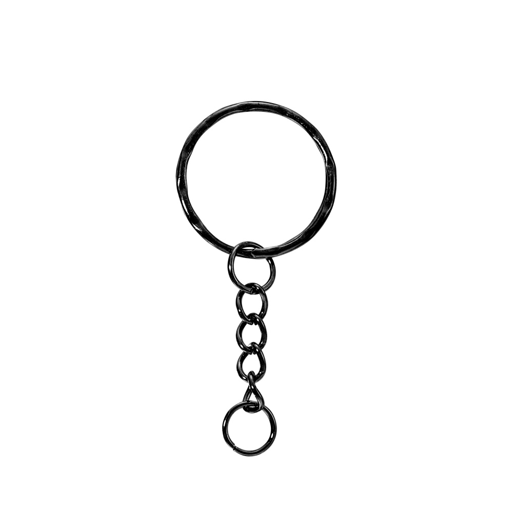 St.Kunkka 10 Pcs. 8mm Embossed Circle Keychains Simple And Stylish ...