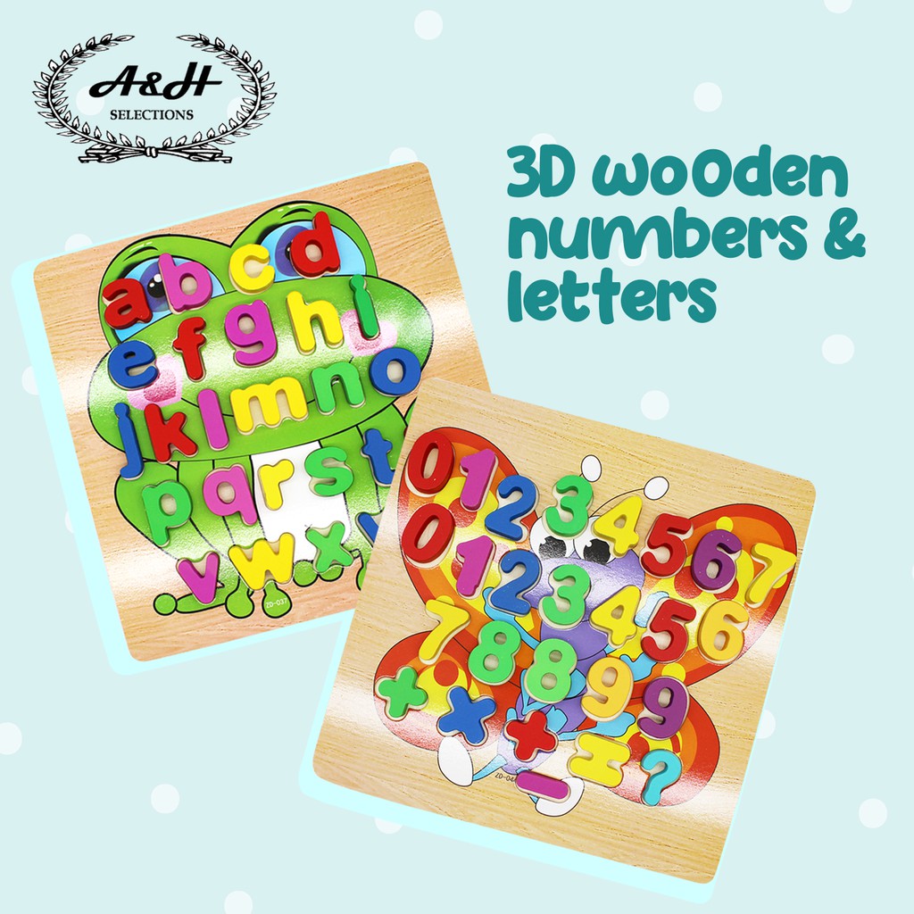 A&H 3D wooden Puzzle Board / Educational Toy / hand grab board | Shopee ...