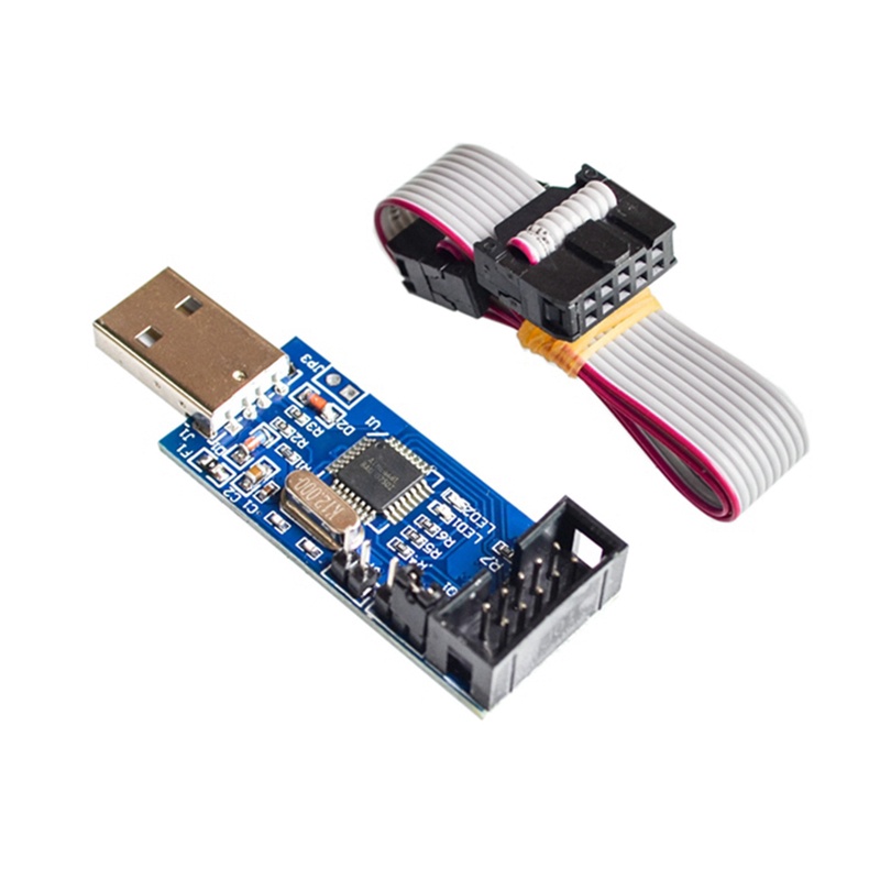 10Pin To 6 Pin Adapter Board + USBASP USBISP AVR Programmer USB ATMEGA8 ATMEGA128 ATtiny/CAN/PWM ...