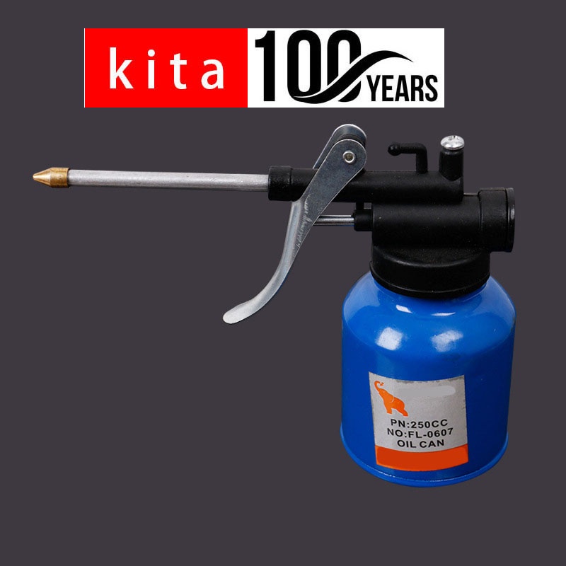 NEW/Blue Oil Pot Hand Pump Oiler Oil Pot Can kita100years | Shopee ...