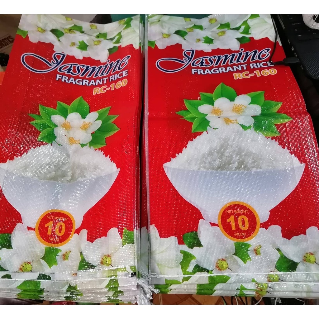 100pcs. Double Laminated Rice Sacks 10kg Capacity (SAKO ONLY WALANG ...