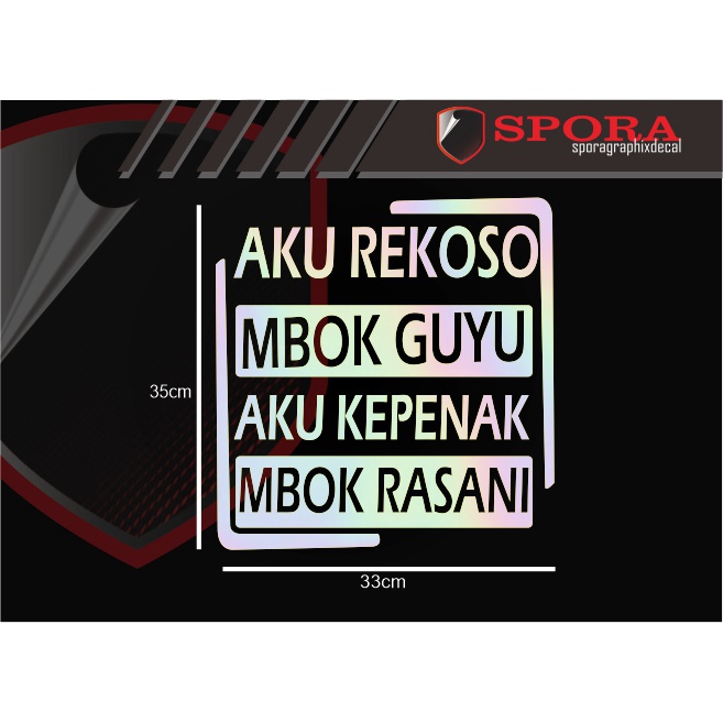 Car GLASS TRUCK STICKER I AM REKOSO MBOK GUYU I AM SHORTEST MBOK RAANI ...