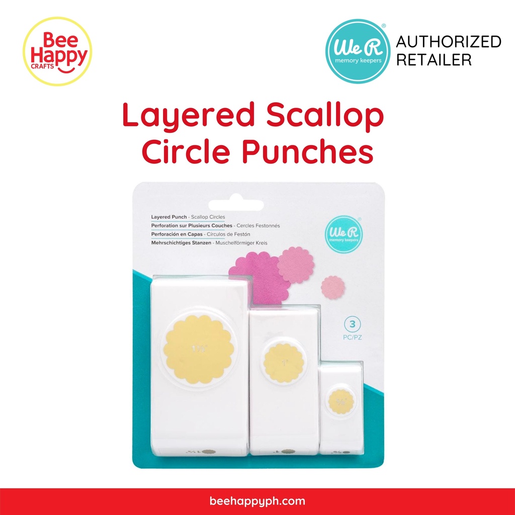Layered Scallop Circle Punches We R Memory Keepers | Shopee Philippines