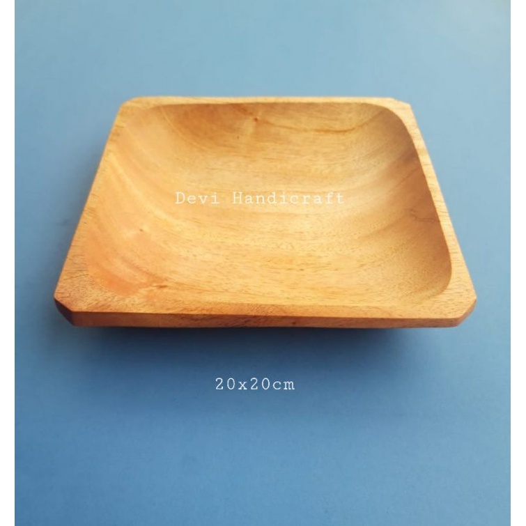 KAYU Wooden plate/mahogany square dinner plate/mahogany wood plate ...