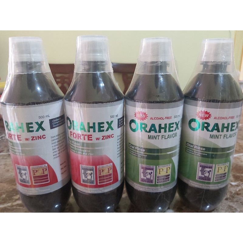 1 Bottle Orahex Forte with zinc and Mint Flavor 500ml | Shopee Philippines