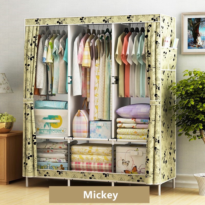 Big High 170cm DIY MULTIFUNCTIONAL Cloth Wardrobe Storage WARDROBE ...