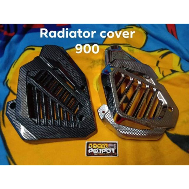 Honda Click V2 GC Radiator Cover Carbon Chrome | Shopee Philippines