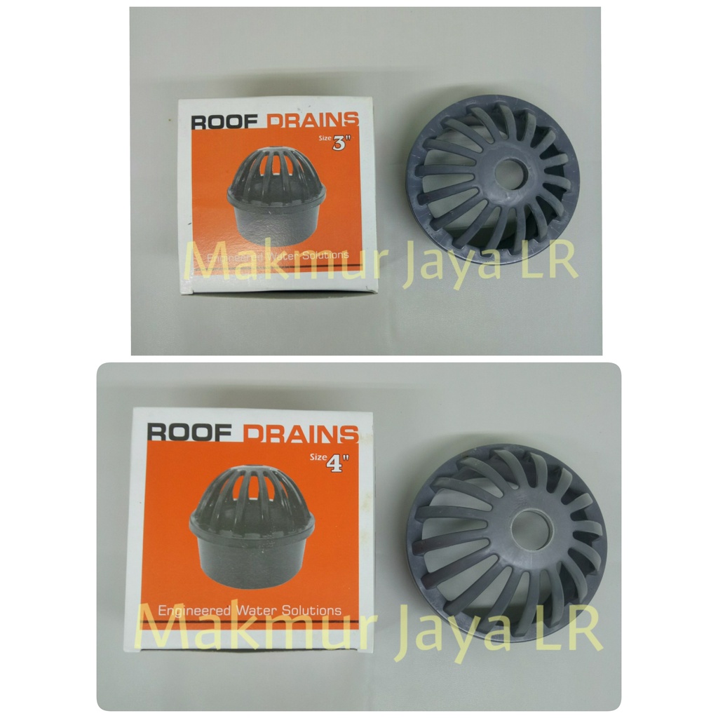 Roof Drain 3" 4" inch SOLIGEN PVC / Gutter Filters / Convex Roof Drains ...