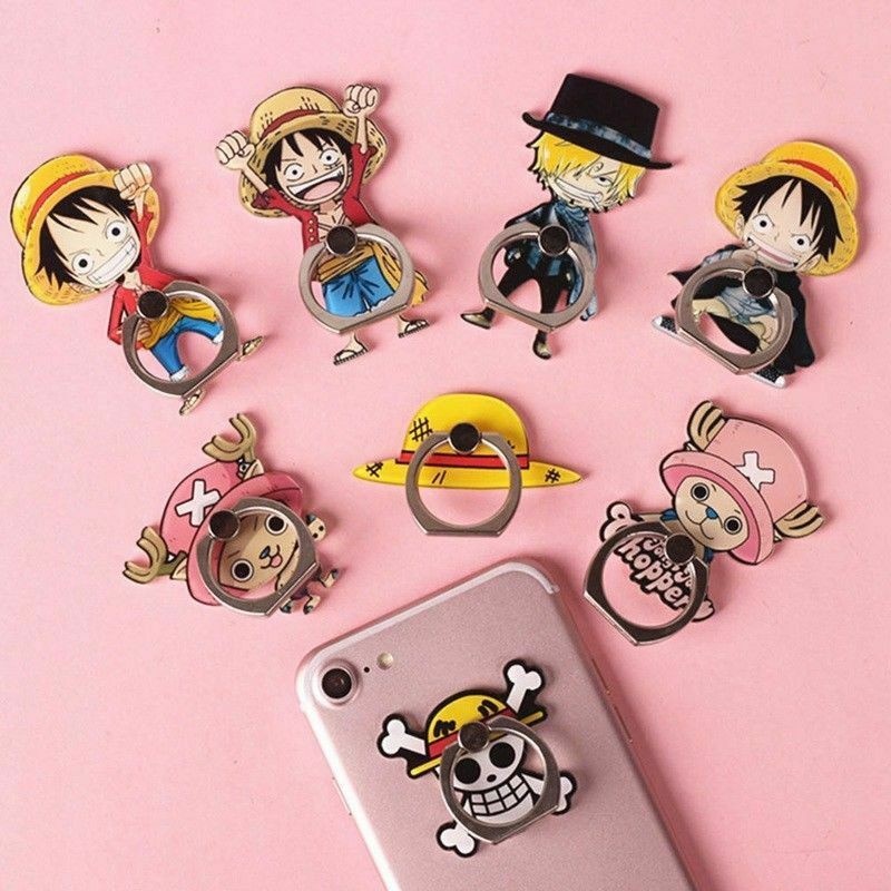 Anime One-piece Luffy Creative Personality Ring Buckle Mobile Phone ...