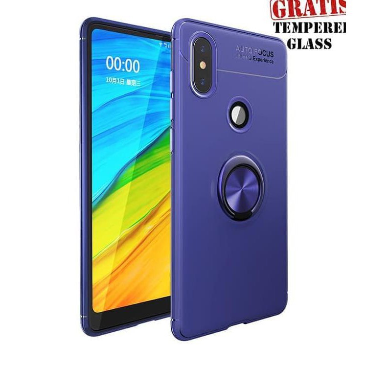 Xiaomi Redmi Note 5 / Note5 Pro Invisible I Ring iRing Soft Case Free Tempered Glass Casing ...