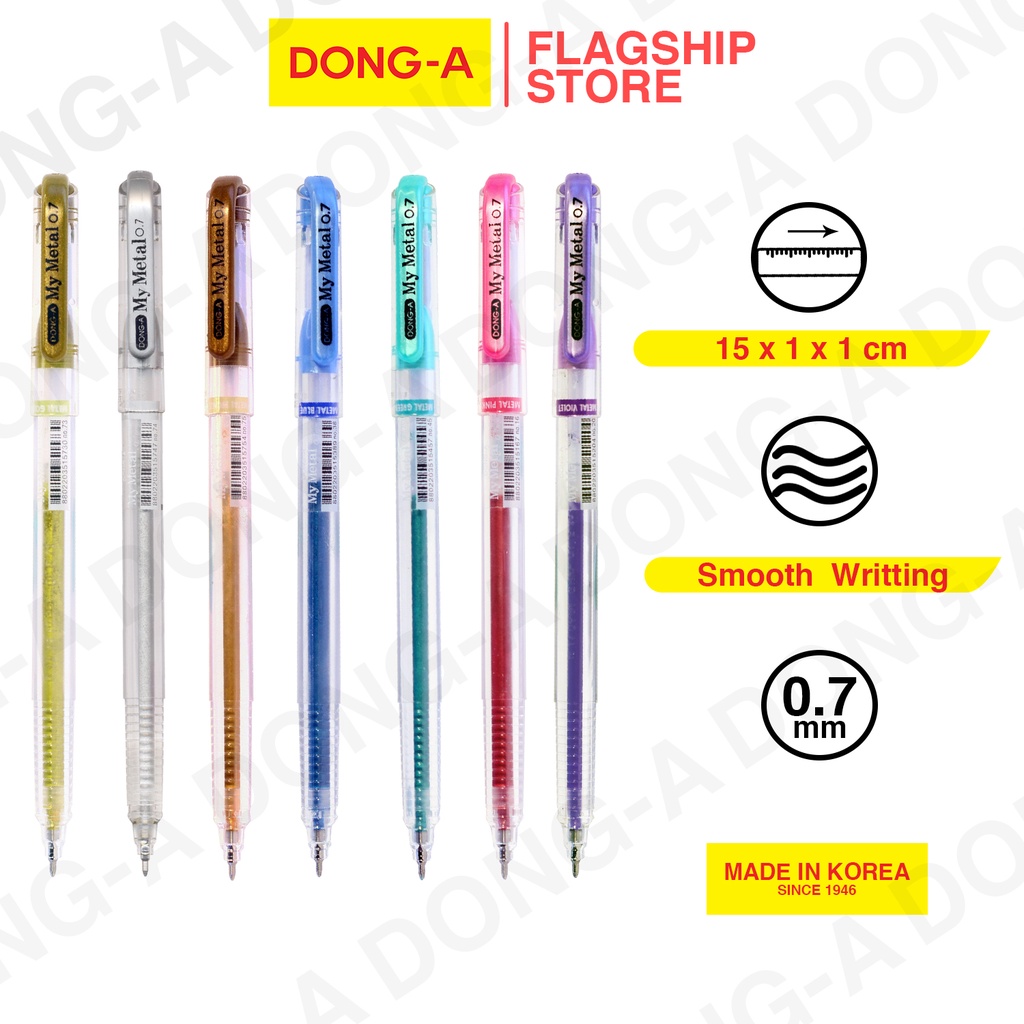 Dong-A MY METAL Gel Pen, 1pc | Shopee Philippines