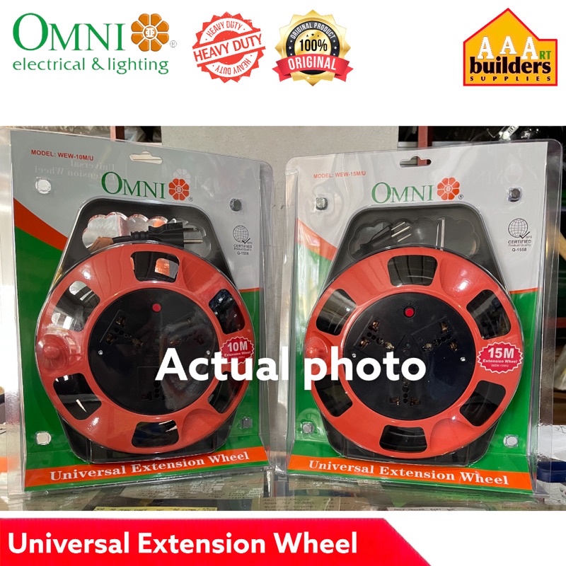 Omni Extension Cord Wheel 10m 15m Original! | Shopee Philippines