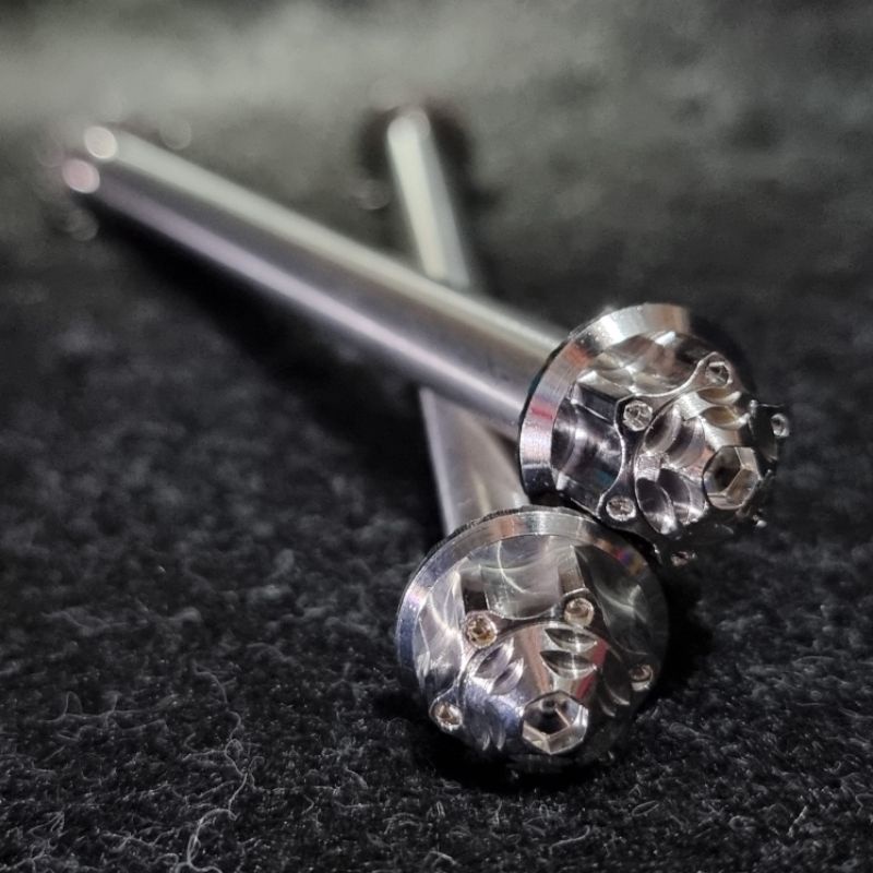 CNC Front Axle (Aerox/Nmax V1 V2/Fazzio, Click/PCX) | Shopee Philippines