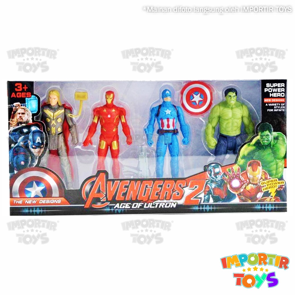Avenger Action Figure Toy Set for Children, Imported Quality, SNI ...