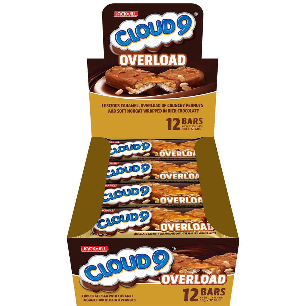 Jack 'n Jill Cloud 9 Overload 50gx12s | Shopee Philippines