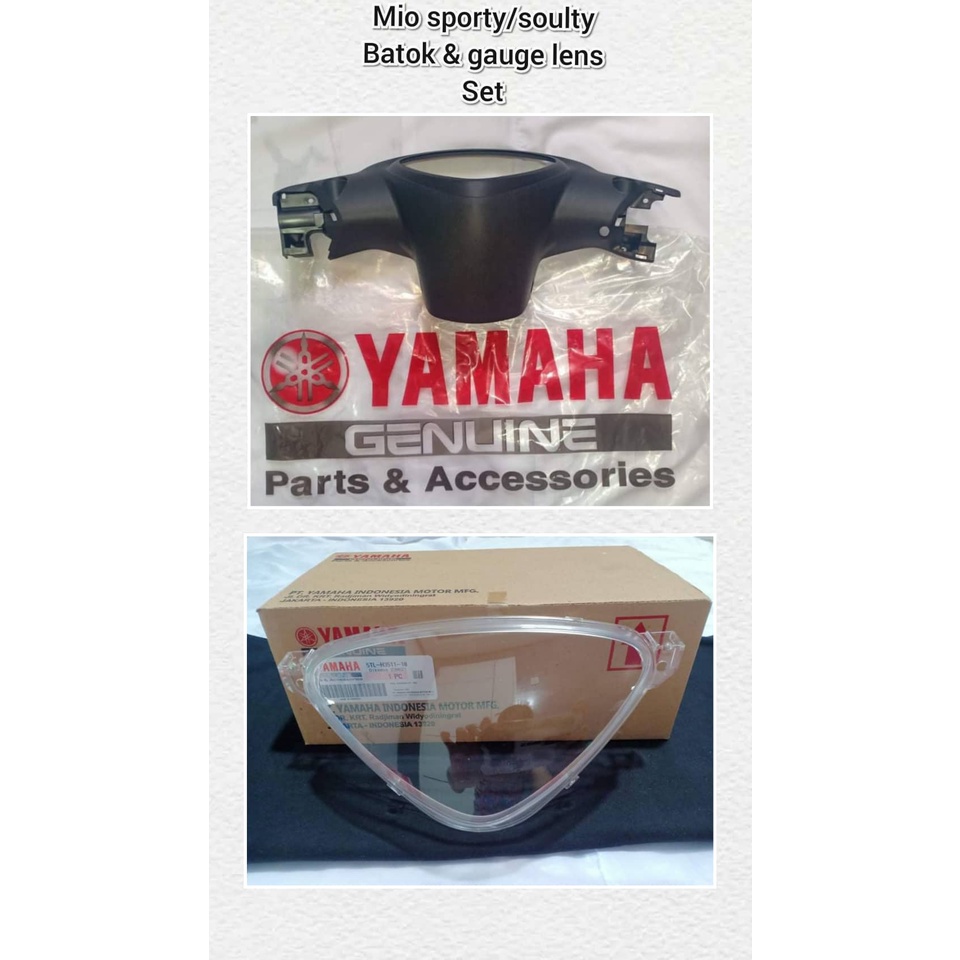 MIO SPORTY REAR COWLING BATOK AND SPEEDOMETER LENS/GAUGE LENS (SET ...