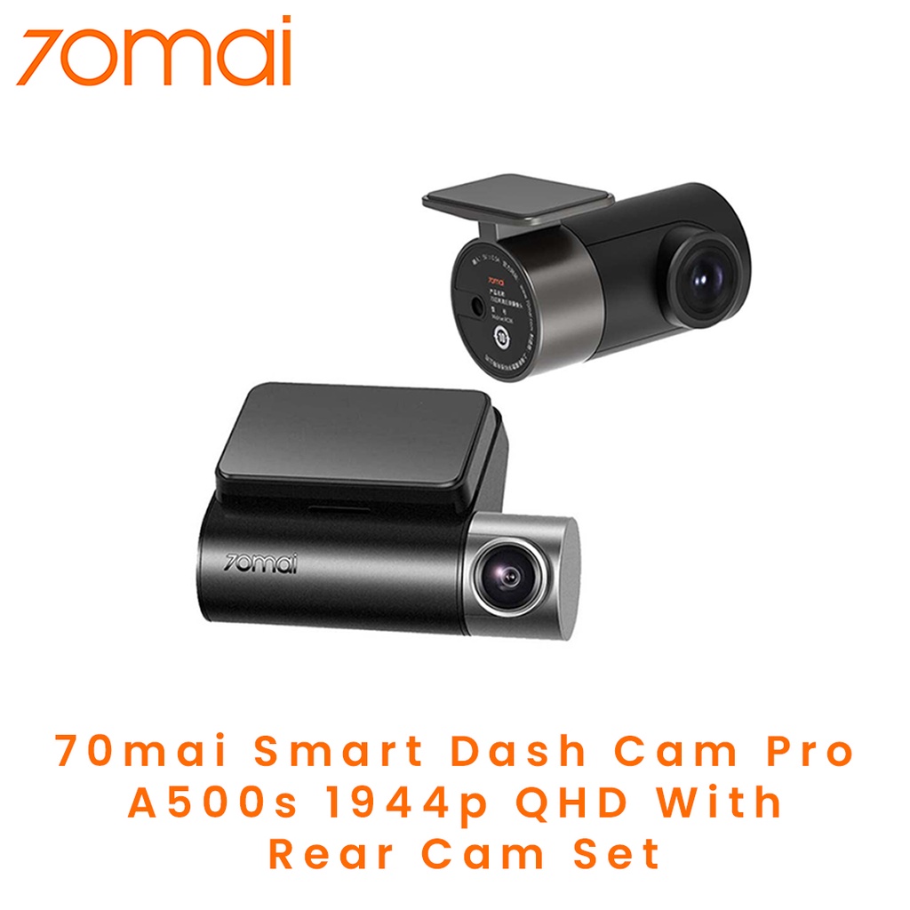 70mai Dash Cam Pro+ A500s-1 With Rear Camera Set 1944p QHD | Shopee ...