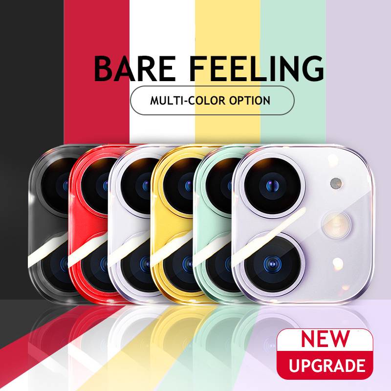 For iPhone 12 Pro Max Mini Luxury Colorful Camera Lens Tempered Glass ...