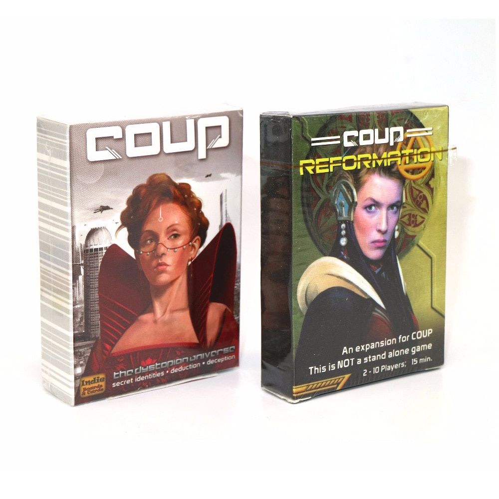 Coup basic or expansion reformation card game for home party playing ...