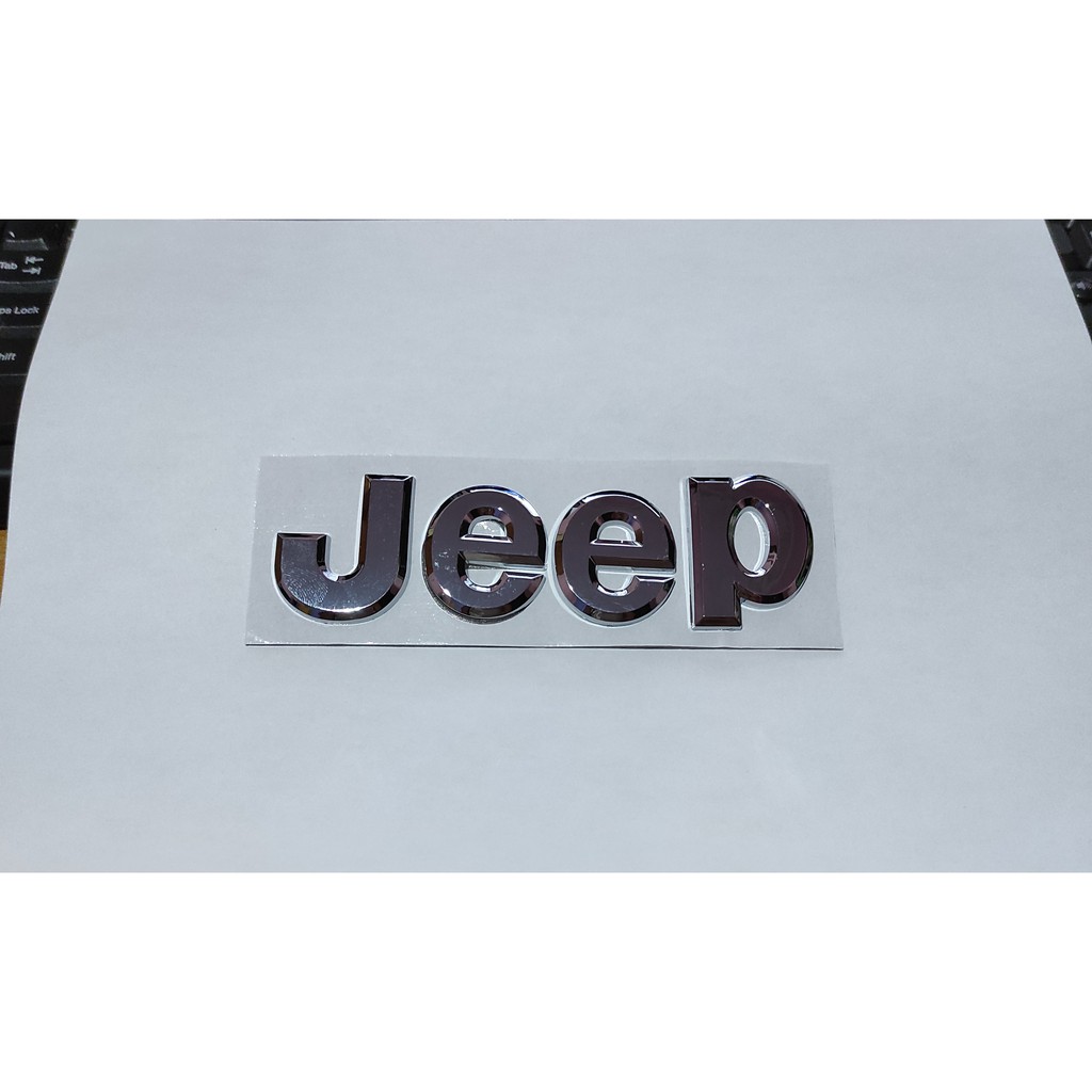 Jeep Car Emblem/Jeep Logo Chrome Writing | Shopee Philippines