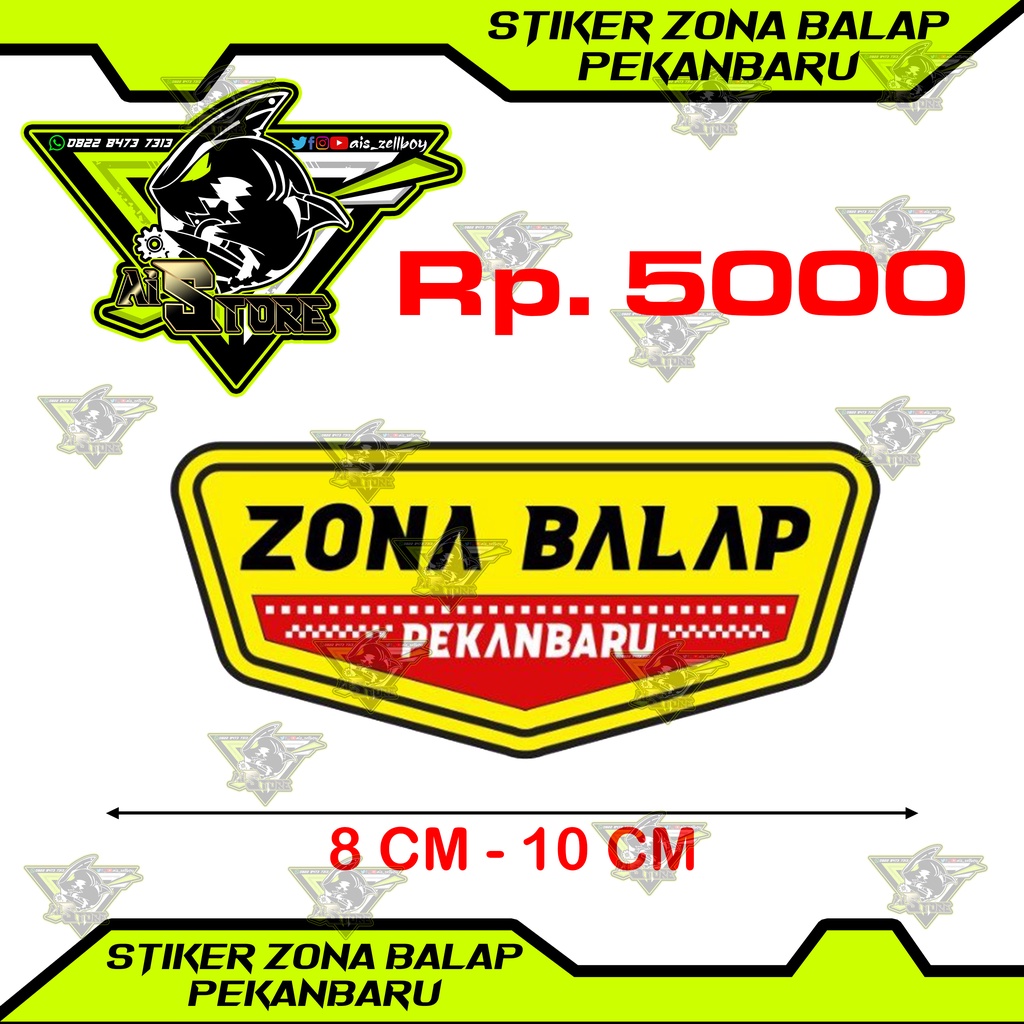 PKU Racing Zone Sticker | Shopee Philippines