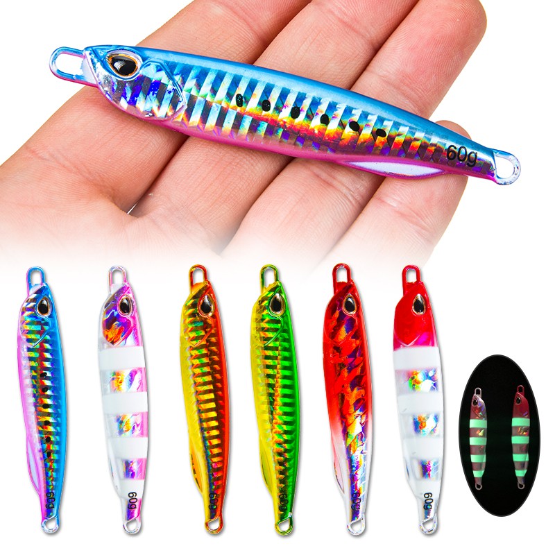 Metal Jig Jig Slow Jig Fishing Bait Set Hook Jig Buzz Bait Lure ...