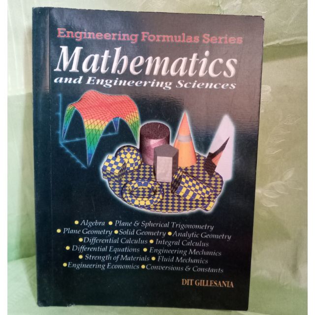 ENGINEERING FORMULA SERIES MATHEMATICS | Shopee Philippines