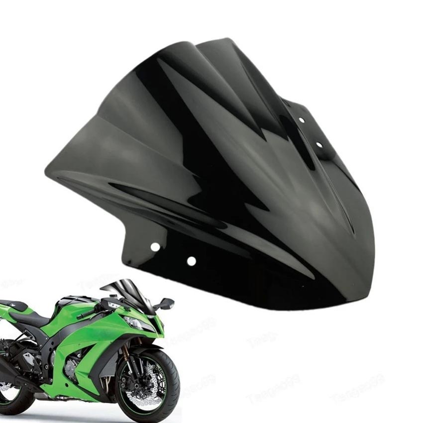 Motorcycle Windshield Windscreen Double Bubble for Kawasaki Ninja 300 ...