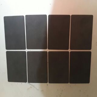 50pcs/Set Magnetic Sheet ATM Size Ref Magnet | Shopee Philippines