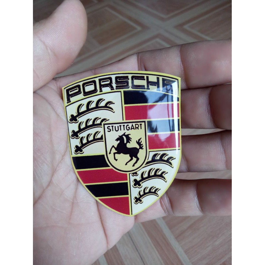 Porsche logo car sticker | Shopee Philippines