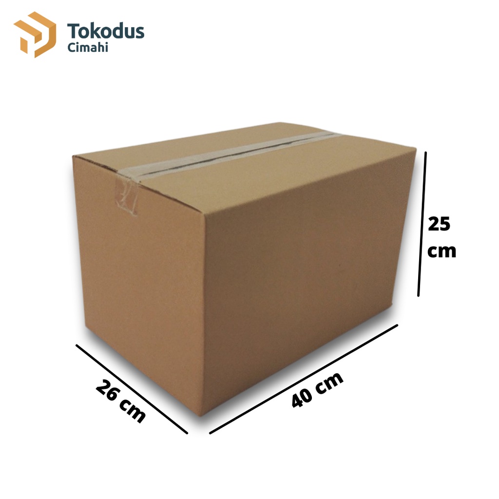 Plain Box 40 x 26 x 25cm Thick and Sturdy Indomie Box Size - Tokodus ...