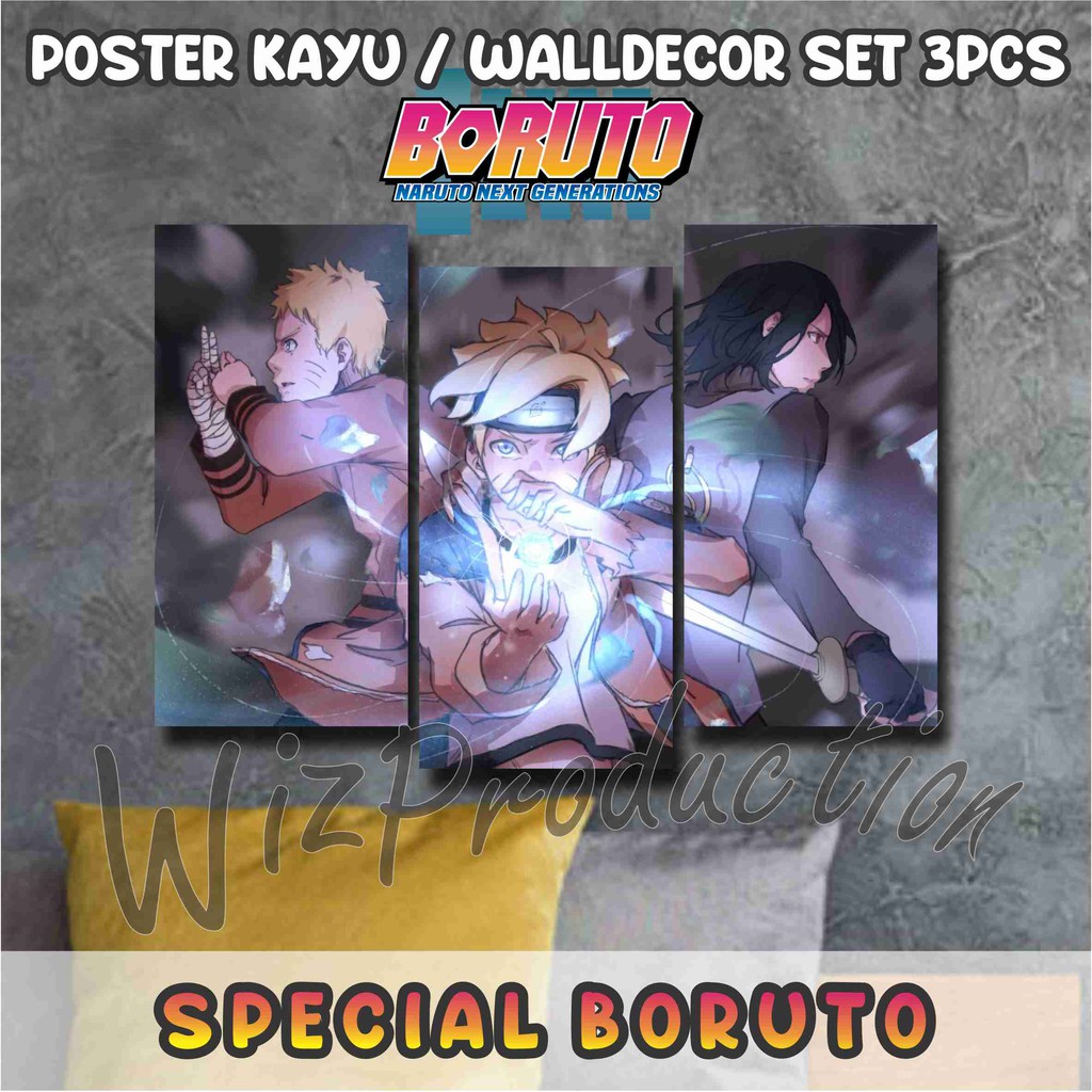 Boruto Poster - Naruto Boruto Poster set 3pcs Special Anime Naruto ...