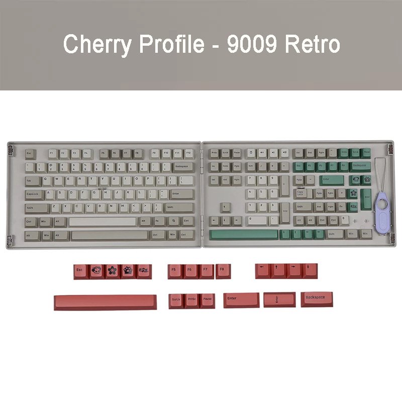 AKKO Carbon Keycaps PBT Keyboard Key Cap Double Shot Personality Full ...