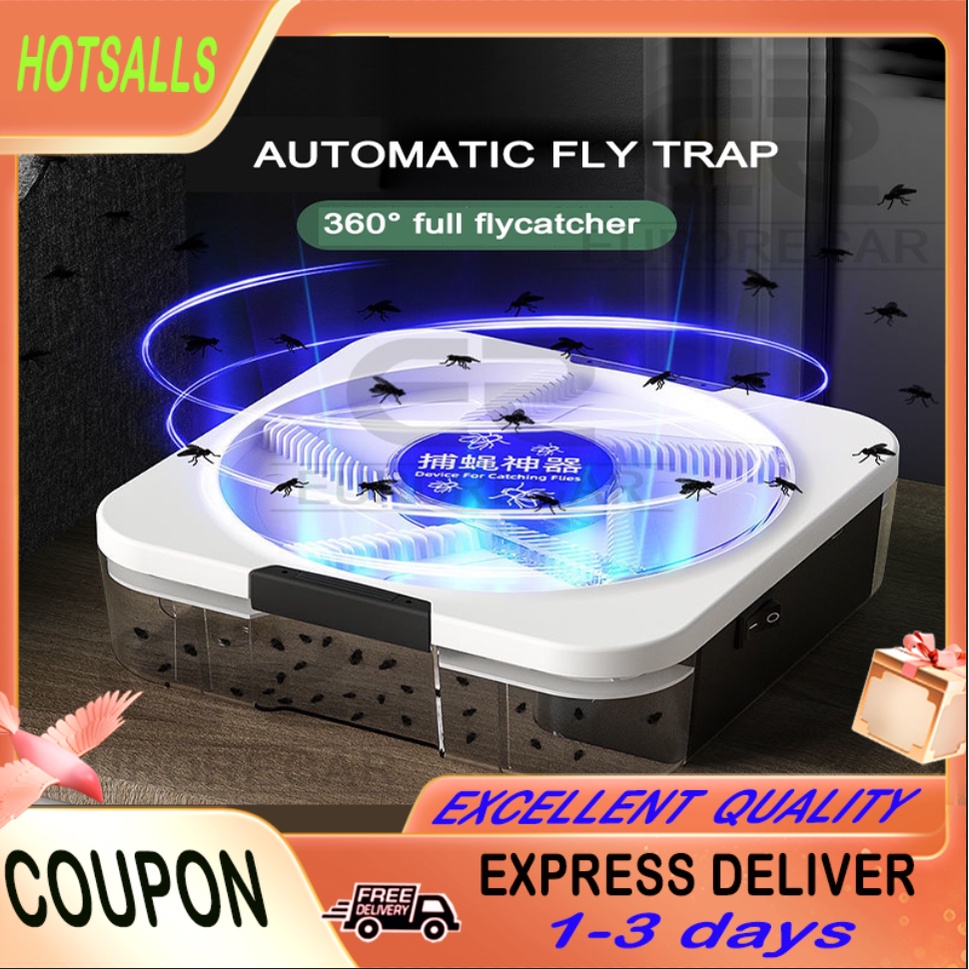 HOT Flycatcher Effective Fly Trap Pest Device Insect Catcher Automatic ...